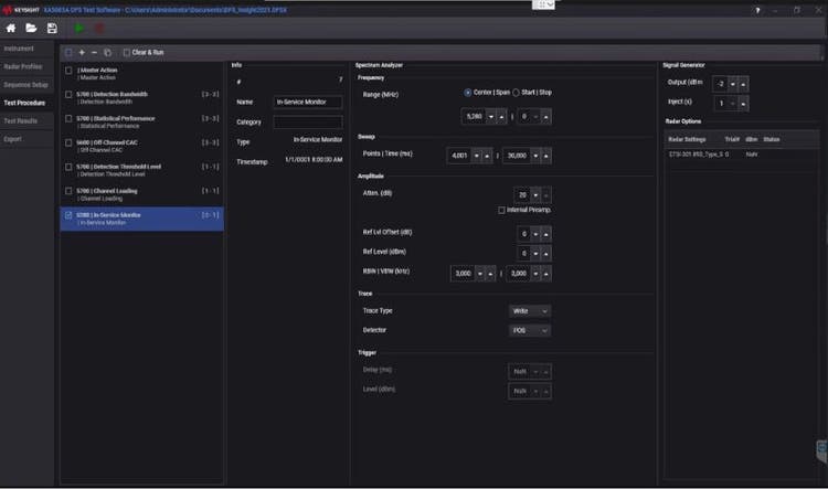 Protect Radar Systems with Dynamic Frequency Selection (DFS) Functionality