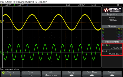 How to couple the frequency and amplitude of two function generator ...