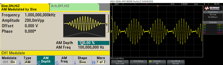 Waveform modulation with your function generator