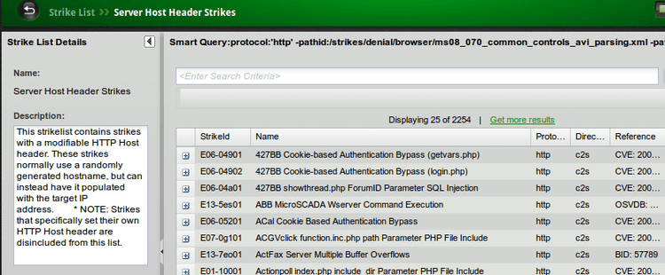 BreakingPoint Strike Lists: The Attacks That Matter Most