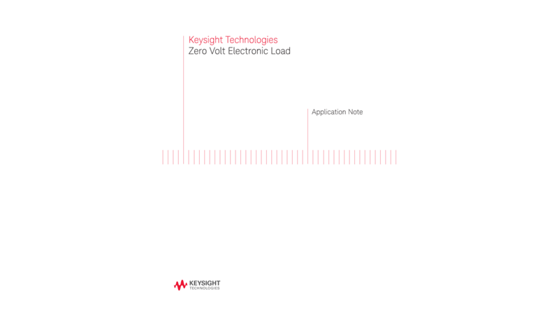 DC Electronic Load Modules N6700 Power System | Keysight