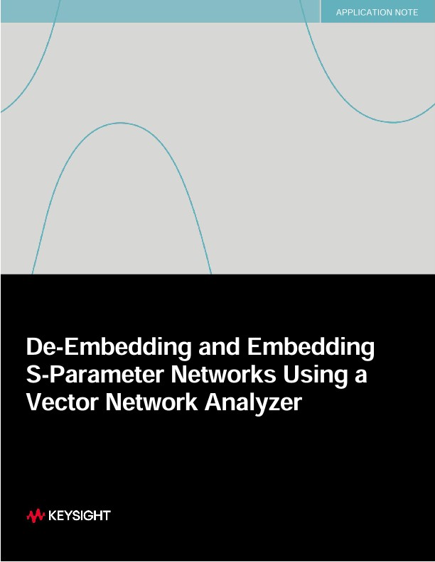 De-Embedding and Embedding S-Parameter Networks Using a Vector Network ...