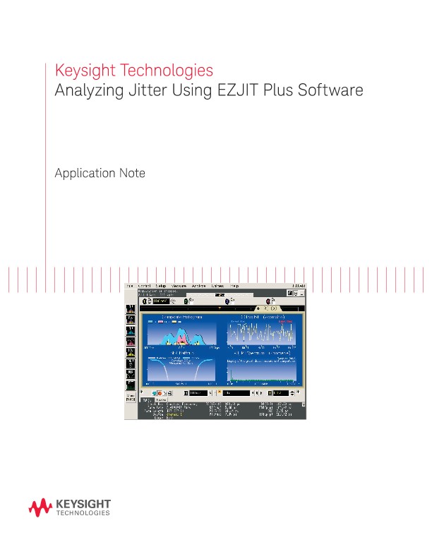 Enhanced Jitter Analysis Software - EZJIT Plus Software PDF Asset Page ...