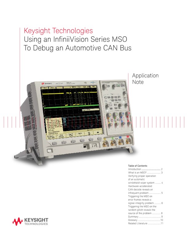 Using an MSO Oscilloscope To Debug an Automotive CAN Bus PDF Asset Page ...