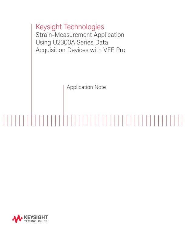 Strain-Measurement Application Using DAQ Devices PDF Asset Page | Keysight