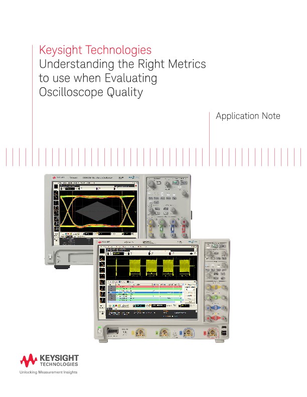 Why Use ENOB When Evaluating Oscilloscope Quality PDF Asset Page | Keysight