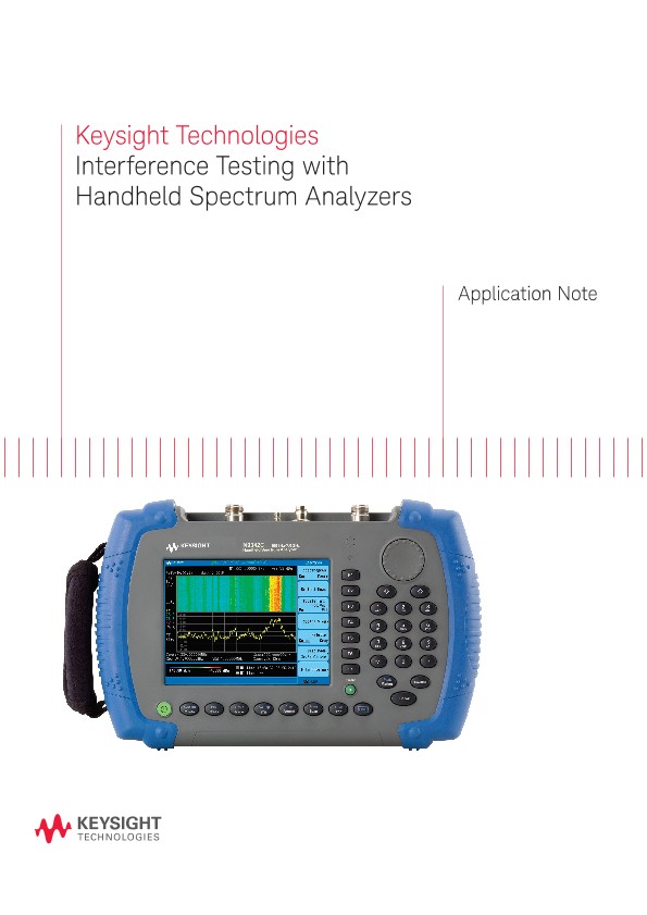 Interference Test with Handheld Spectrum Analyzers PDF Asset Page ...