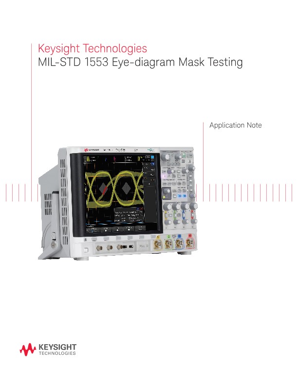 Performing MIL-STD 1553 Eye-diagram Mask Testing PDF Asset Page | Keysight