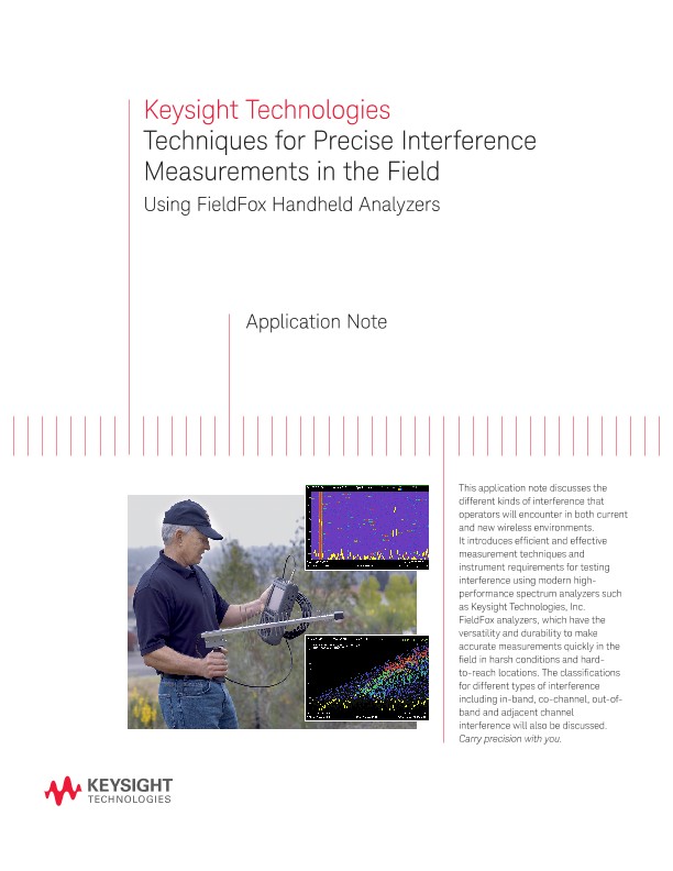 Techniques for Precise Interference Measurements in the Field PDF Asset ...