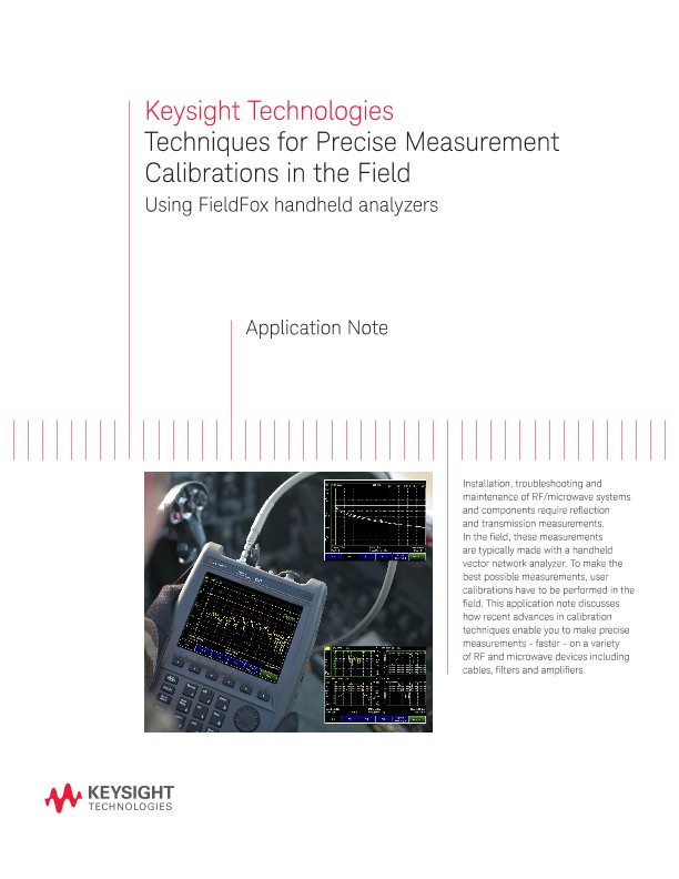 Precise Measurement Calibrations in the Field PDF Asset Page | Keysight