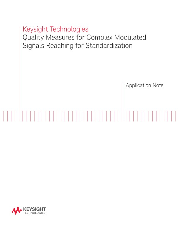Quality Measures for Complex Modulation of Signals PDF Asset Page ...