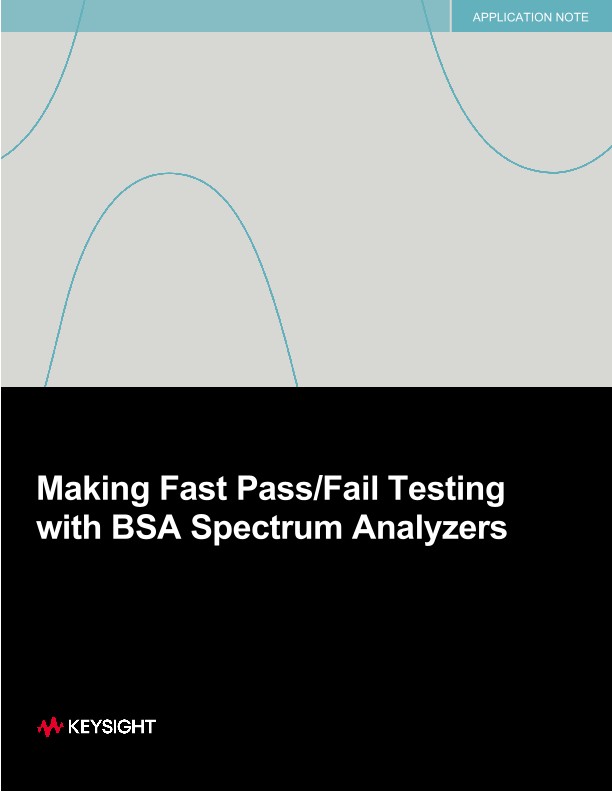 Making Fast Pass/Fail Testing With BSA Spectrum Analyzers PDF Asset ...