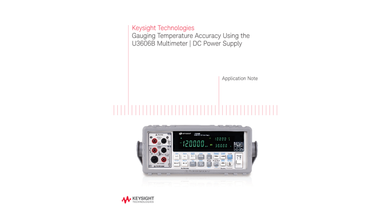 U3606B 멀티미터/DC 전원 공급기 | Keysight
