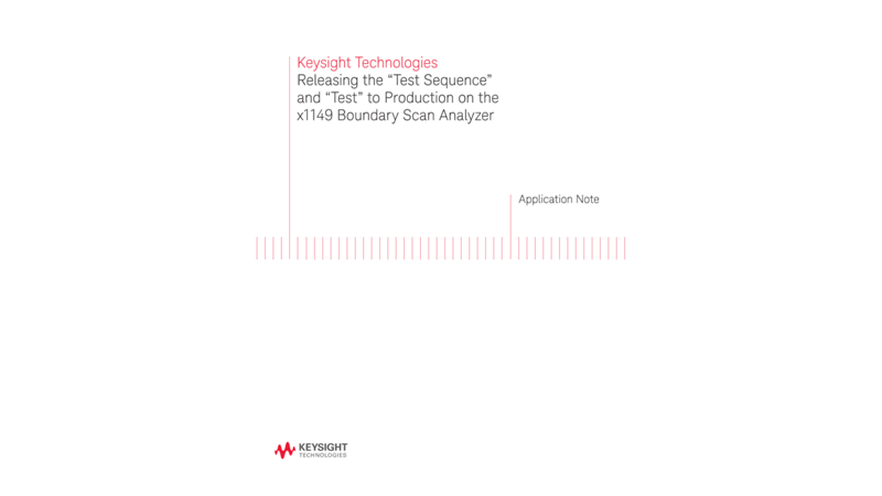 x1149 Boundary Scan Analyzer | Keysight