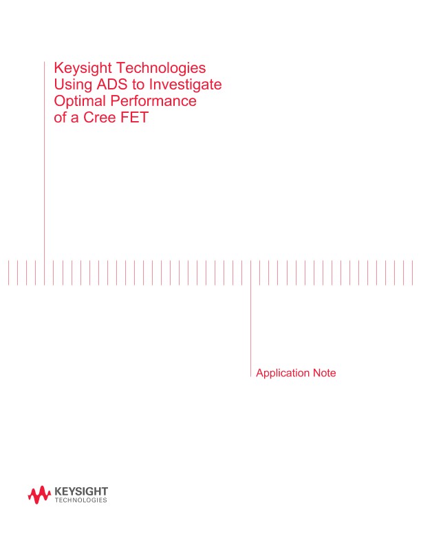 Investigating Load Pull and DC Simulations of a Cree FET PDF Asset Page ...