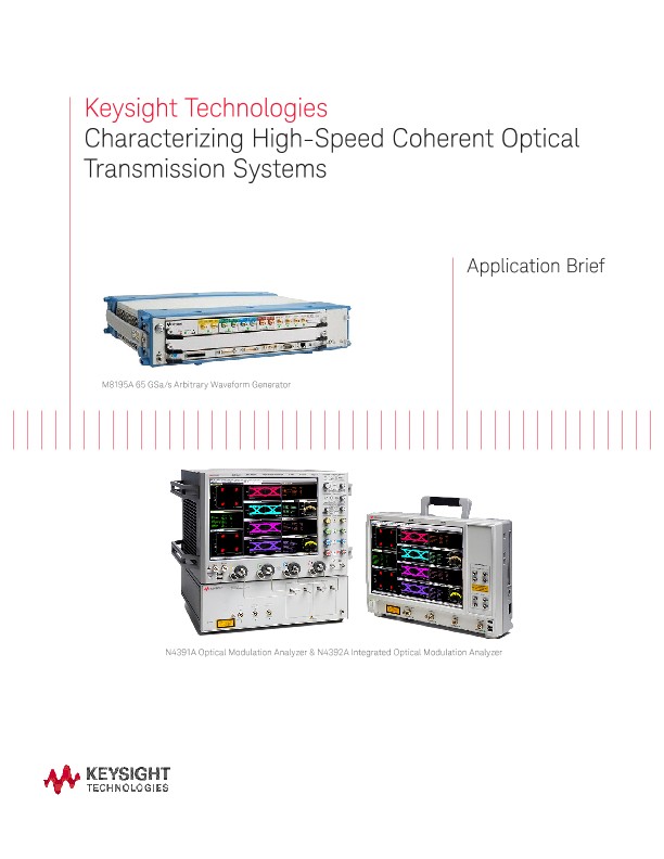 Characterizing Coherent Optical Transmission Systems PDF Asset Page ...