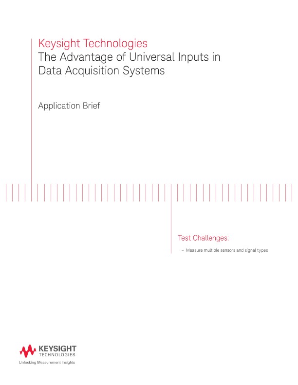 Data Acquisition System: Advantage of Universal Inputs PDF Asset Page ...