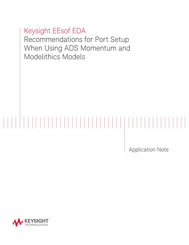Port Setup Using ADS Momentum and Modelithics Models PDF Asset Page ...