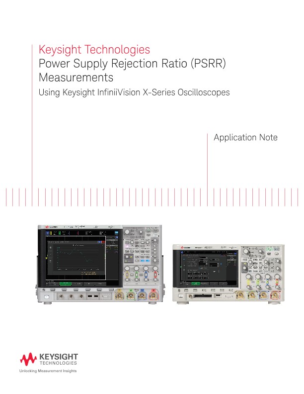 Power Supply Rejection Ratio (PSRR) Measurements PDF Asset Page | Keysight