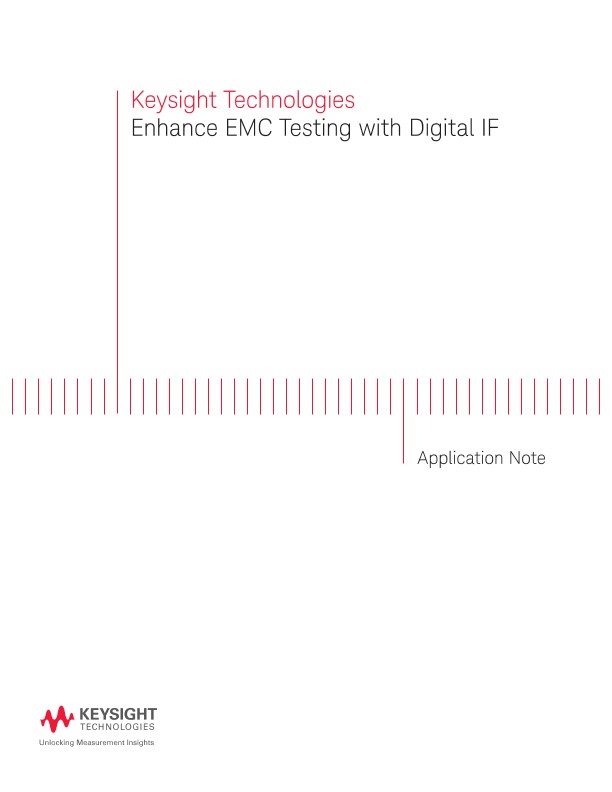 Enhancing EMC Testing with Digital IF PDF Asset Page | Keysight