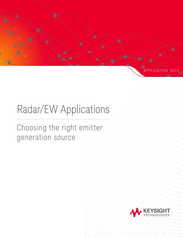 Radar and Electronic Warfare (EW) Applications PDF Asset Page | Keysight