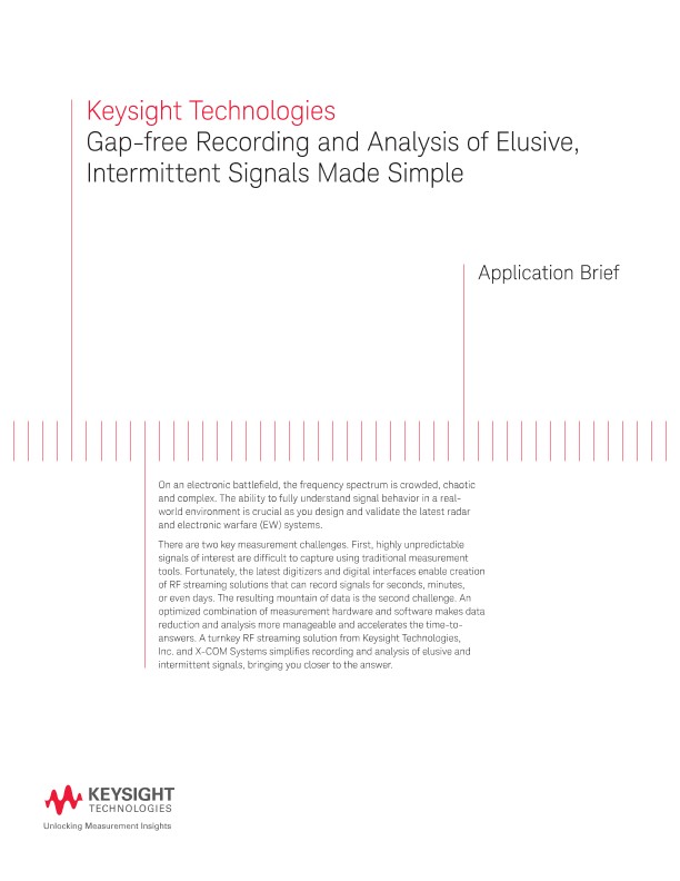 Simplify Recording and Analysis of Intermittent Signals PDF Asset Page ...