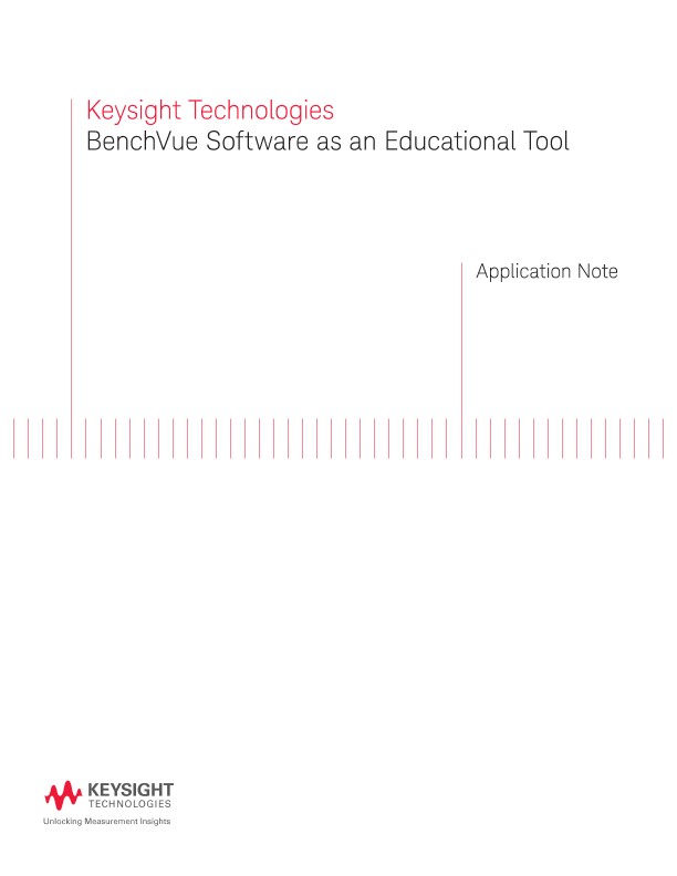 BenchVue Software as an Educational Tool PDF Asset Page | Keysight