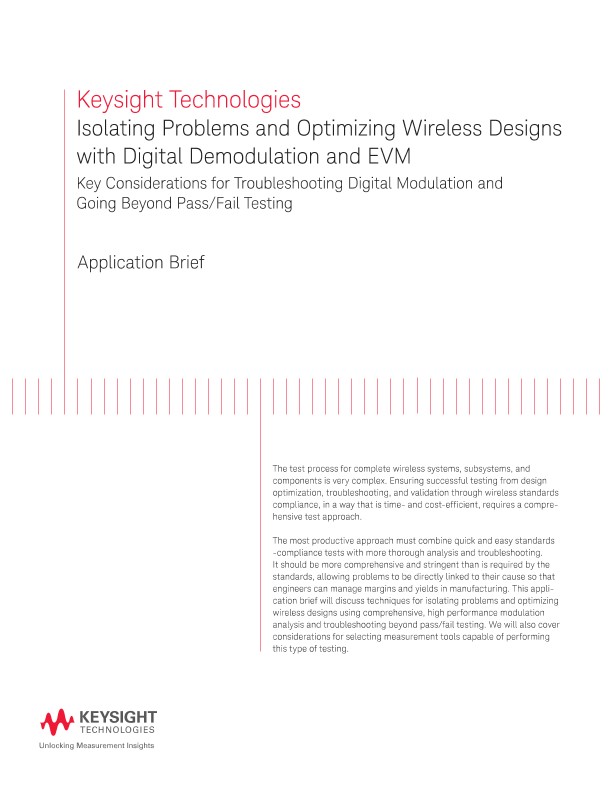 Optimizing Wireless Designs with Digital Demodulation and EVM PDF Asset ...