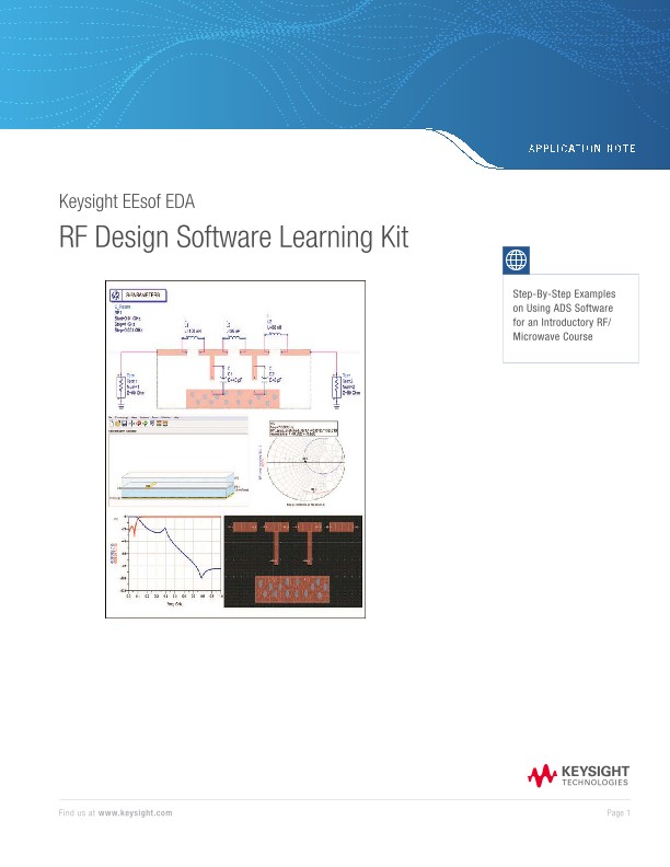 RF Design Course – Software Learning Kit PDF Asset Page | Keysight