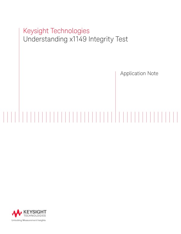 Integrity Test Using x1149 Boundary Scan Analyzer PDF Asset Page | Keysight