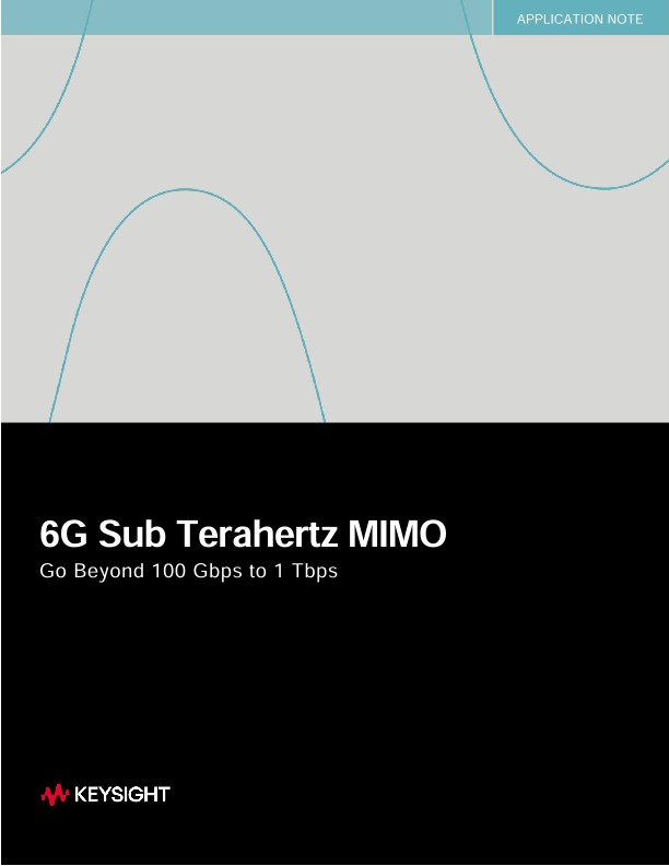 6G Sub Terahertz MIMO PDF Asset Page | Keysight