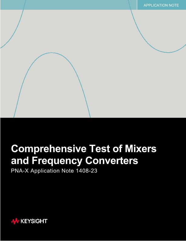 Comprehensive Test of Mixers and Frequency Converters PDF Asset Page ...