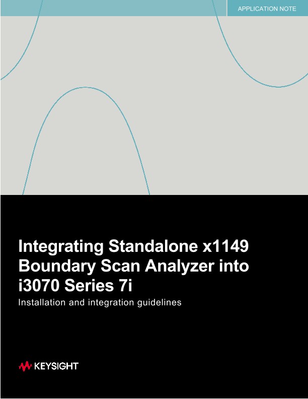 Integrating Standalone x1149 Boundary Scan Analyzer into i3070 Series ...