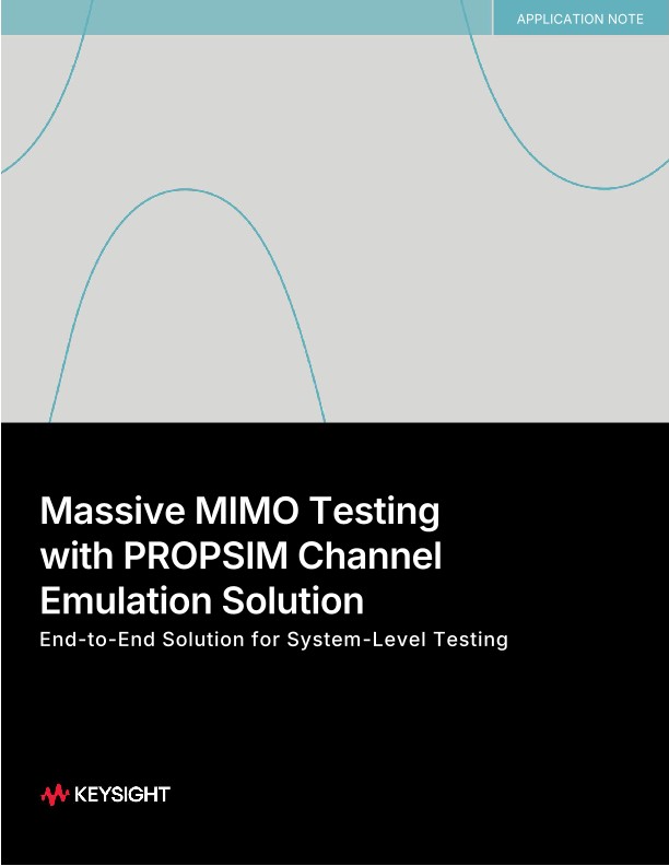 Massive MIMO Testing with PROPSIM 5G Channel Emulation Solution PDF ...