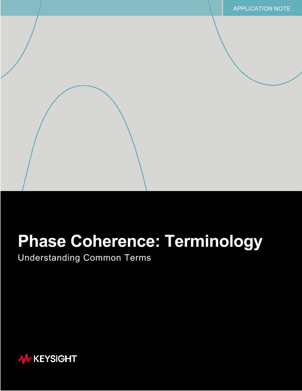 Phase Coherence: Terminology PDF Asset Page | Keysight