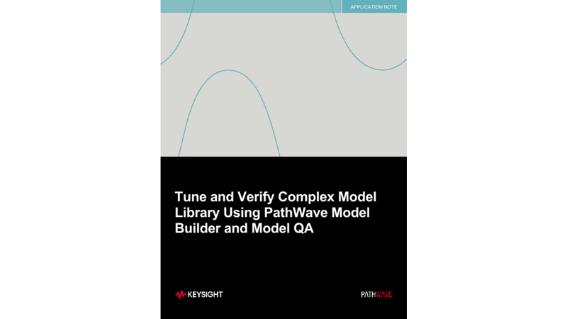 PathWave Model Builder (MBP) | Keysight