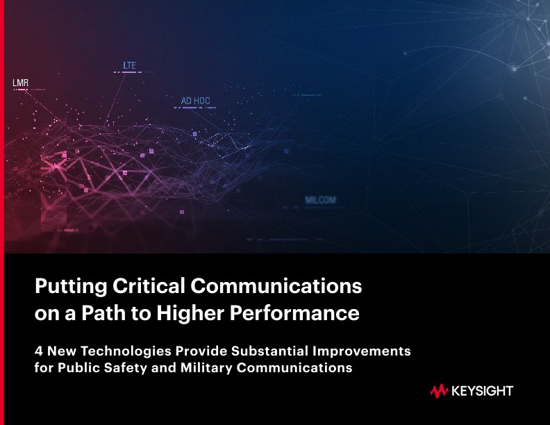 Putting Critical Communications on a Path to Higher Performance PDF ...