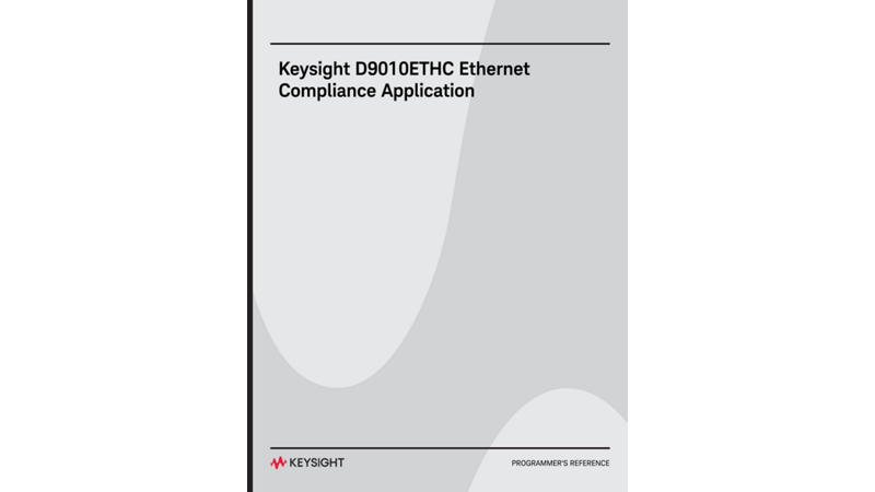 D9010ETHC 10M/100M/1GBASE-T and Energy Efficient Ethernet Compliance ...