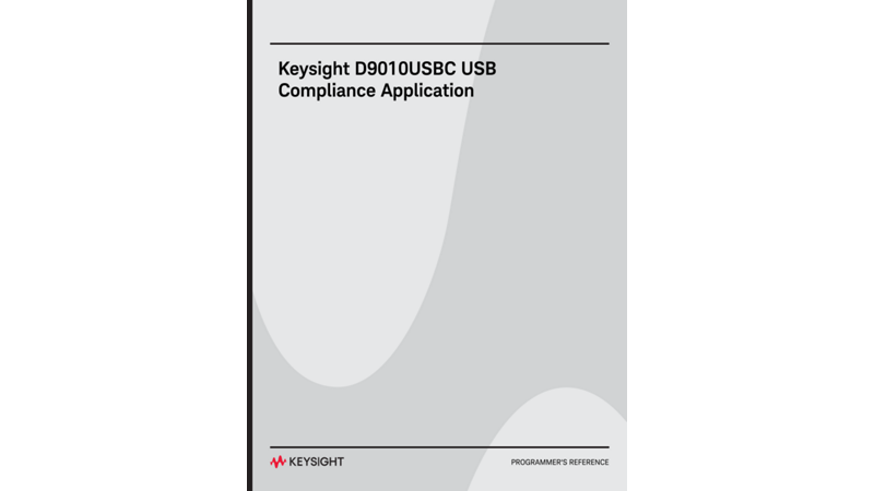 D9010USBC USB 2.0 Compliance Test Software | Keysight