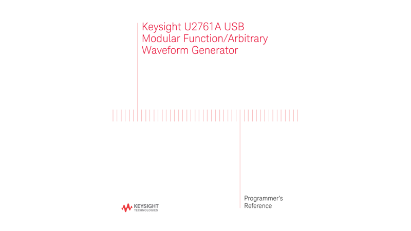 U2761A USB Modular Function Generator | Keysight