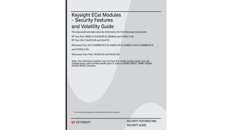 N7553A Electronic Calibration Module (ECal), DC-14 GHz, 2-Port | Keysight