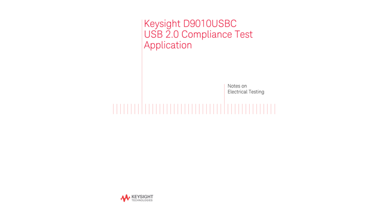 D9010USBC USB 2.0 相符性測試軟體 | Keysight