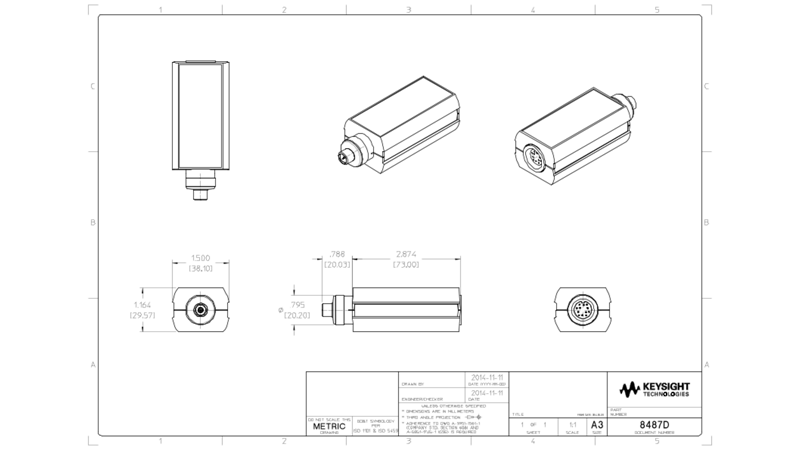 8487D Diode Power Sensor | Keysight