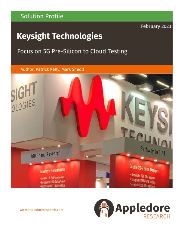 Focus on 5G Pre-Silicon to Cloud Testing PDF Asset Page | Keysight