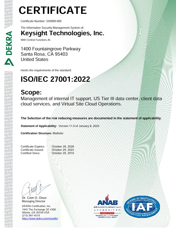 ISO Registrations: ISO 27001 English (full certificate) PDF Asset Page ...