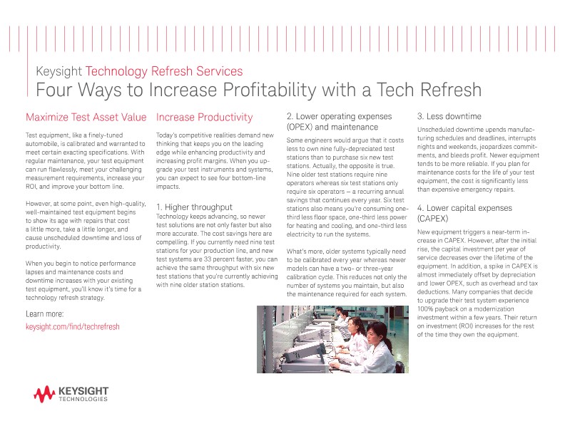 Four Ways to Increase Profitability with a Tech Refresh PDF Asset Page ...
