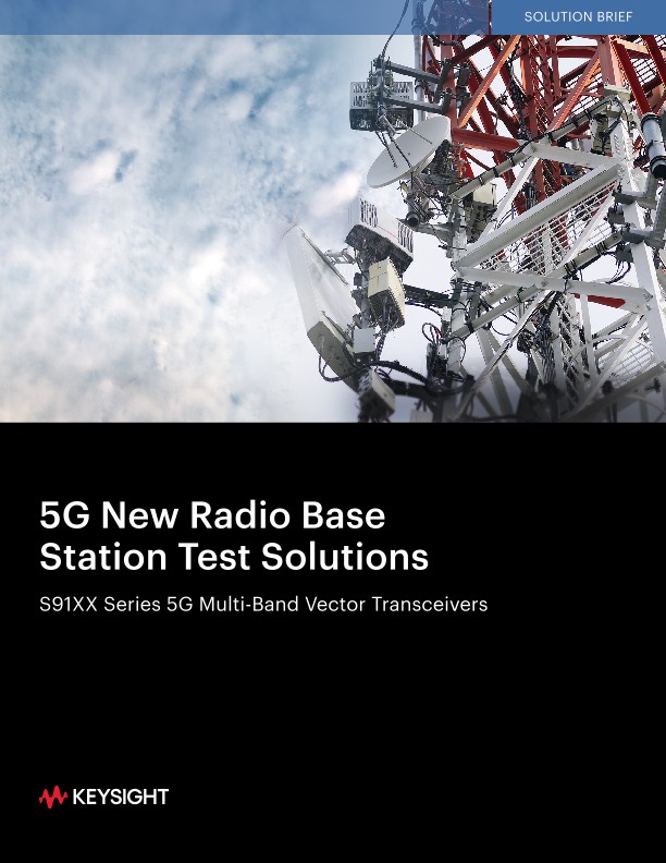 5G New Radio Base Station Test Solutions PDF Asset Page | Keysight