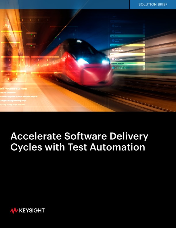 Accelerate Software Delivery Cycles with Test Automation PDF Asset Page ...