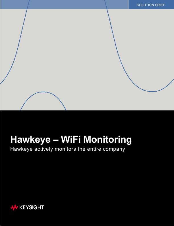 Hawkeye – Wi-Fi Monitoring PDF Asset Page | Keysight