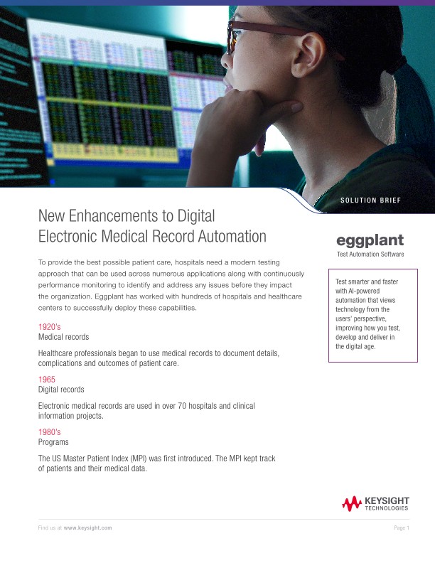 New Enhancements to Digital Electronic Medical Record Automation PDF ...